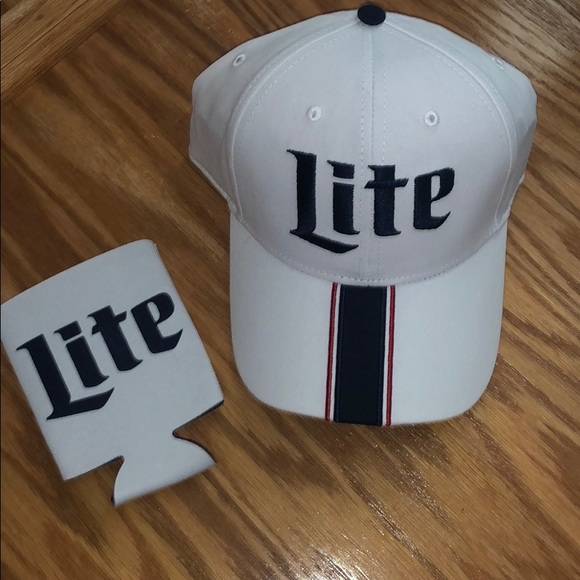 Miller Lite | Accessories | Miller Lite Ball Cap With Koozie Nwts ...